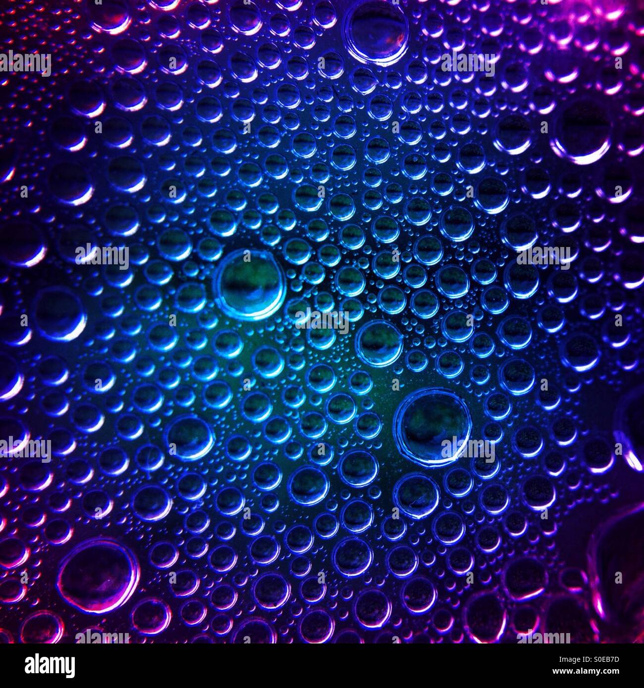 Water drops on plastic sheeting Stock Photo - Alamy