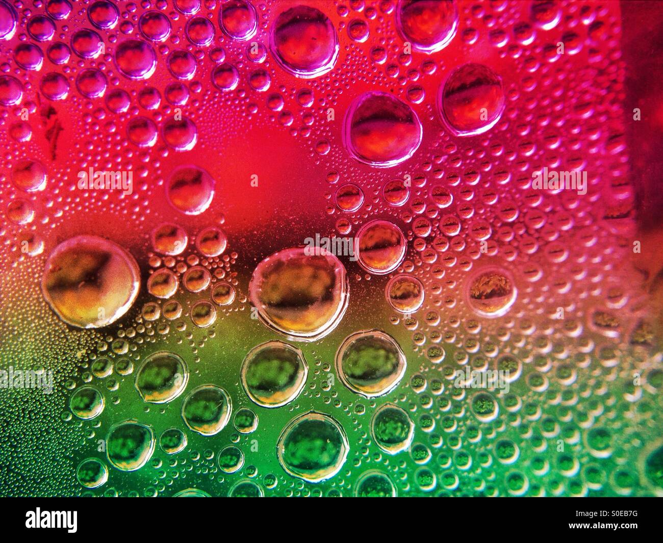 Water drops on plastic sheeting Stock Photo - Alamy