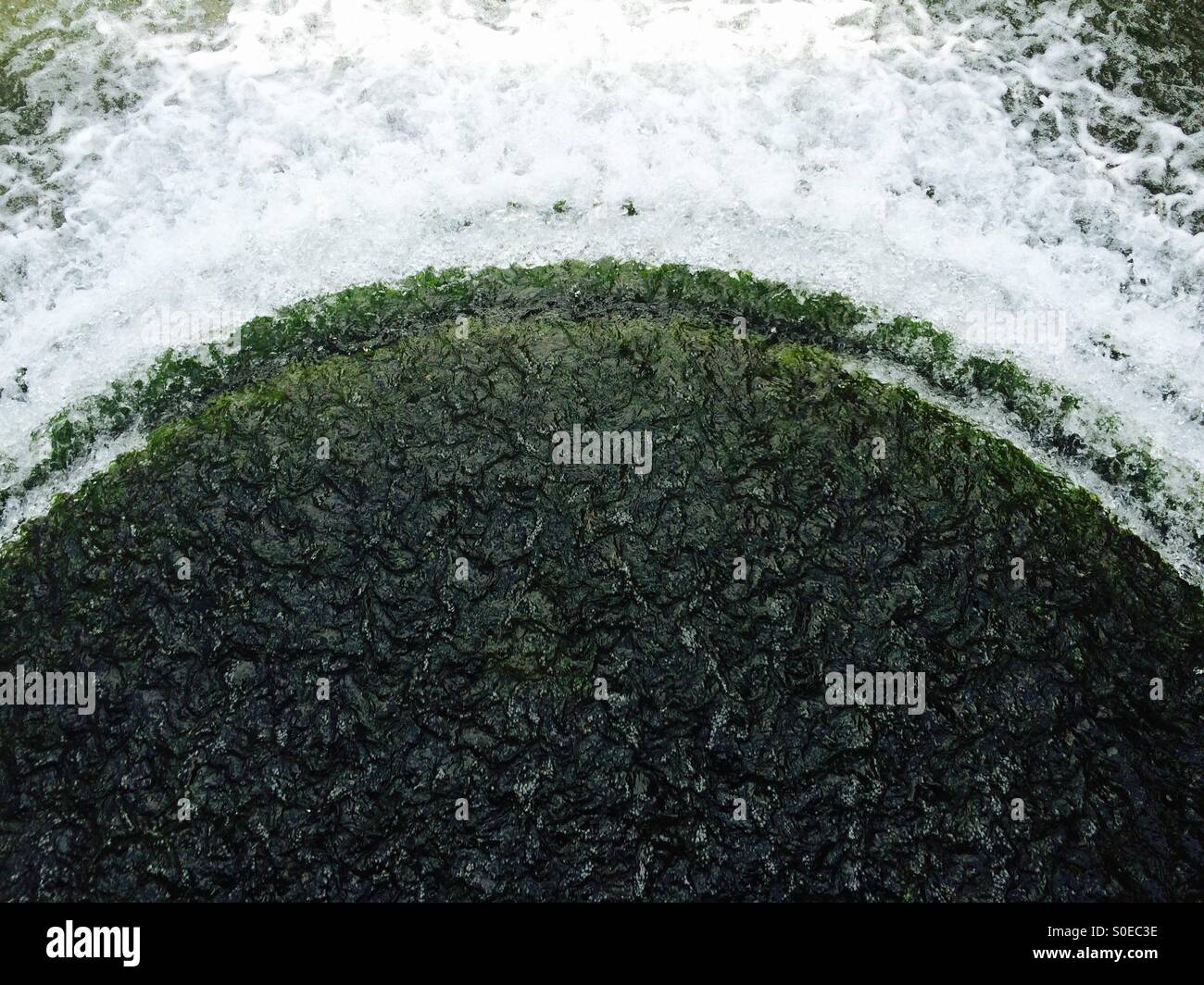 Water running over steps Stock Photo - Alamy