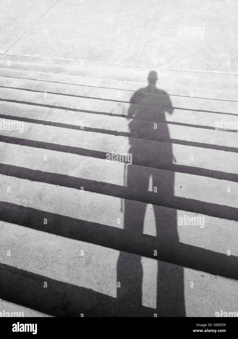 Shadow on steps hi-res stock photography and images - Alamy