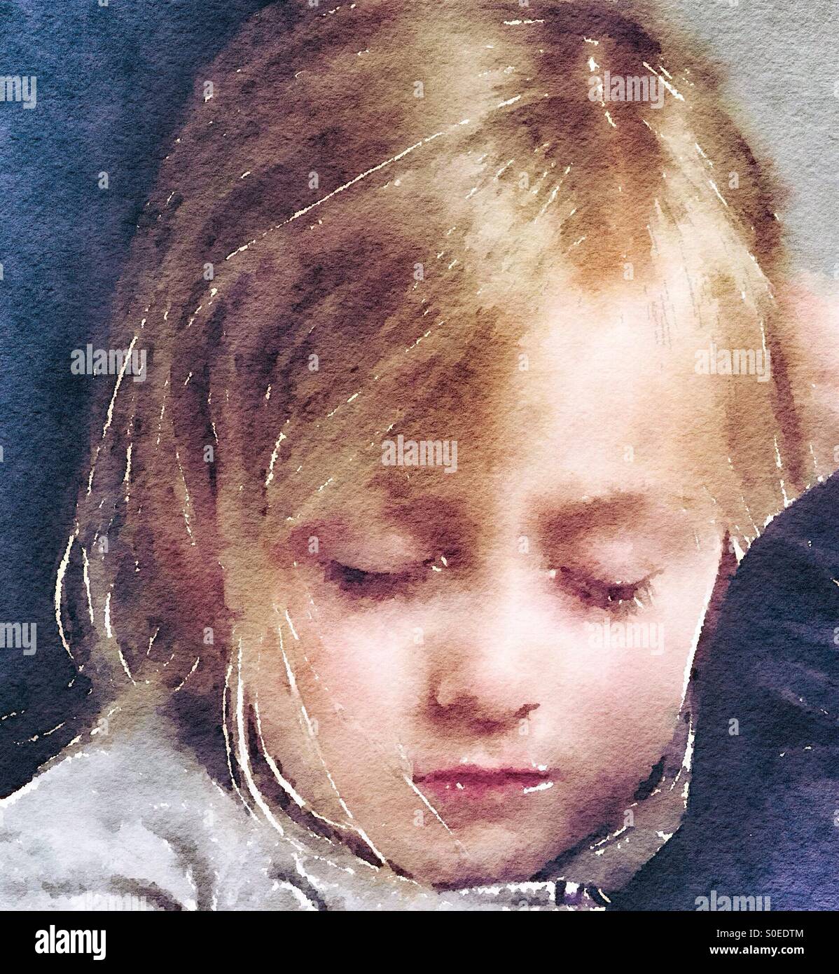 Sleeping child (1 Stock Photo - Alamy