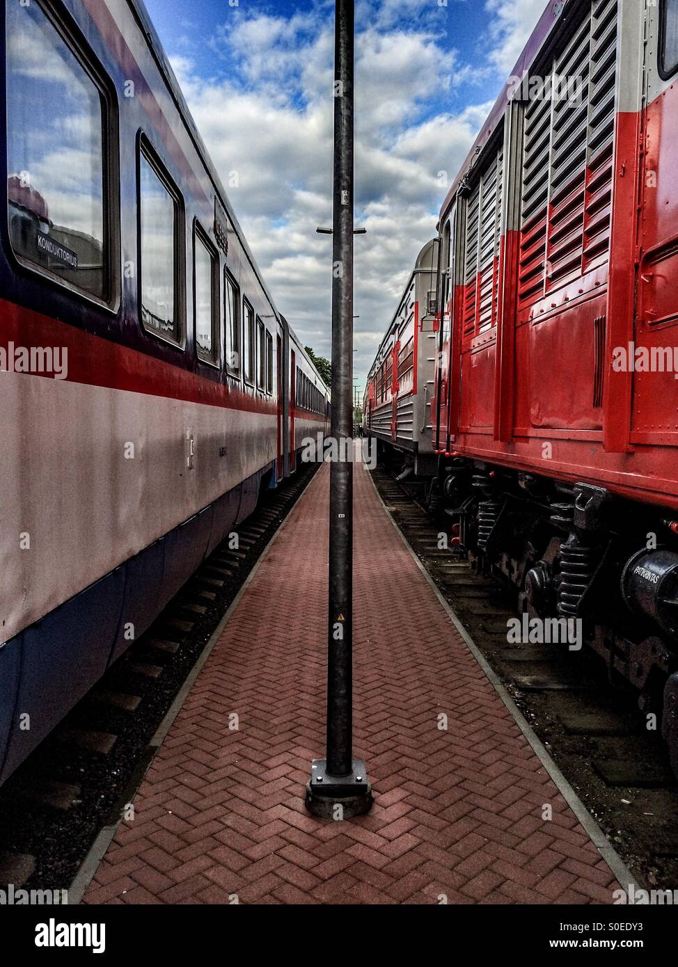 Old new trains hi-res stock photography and images - Alamy