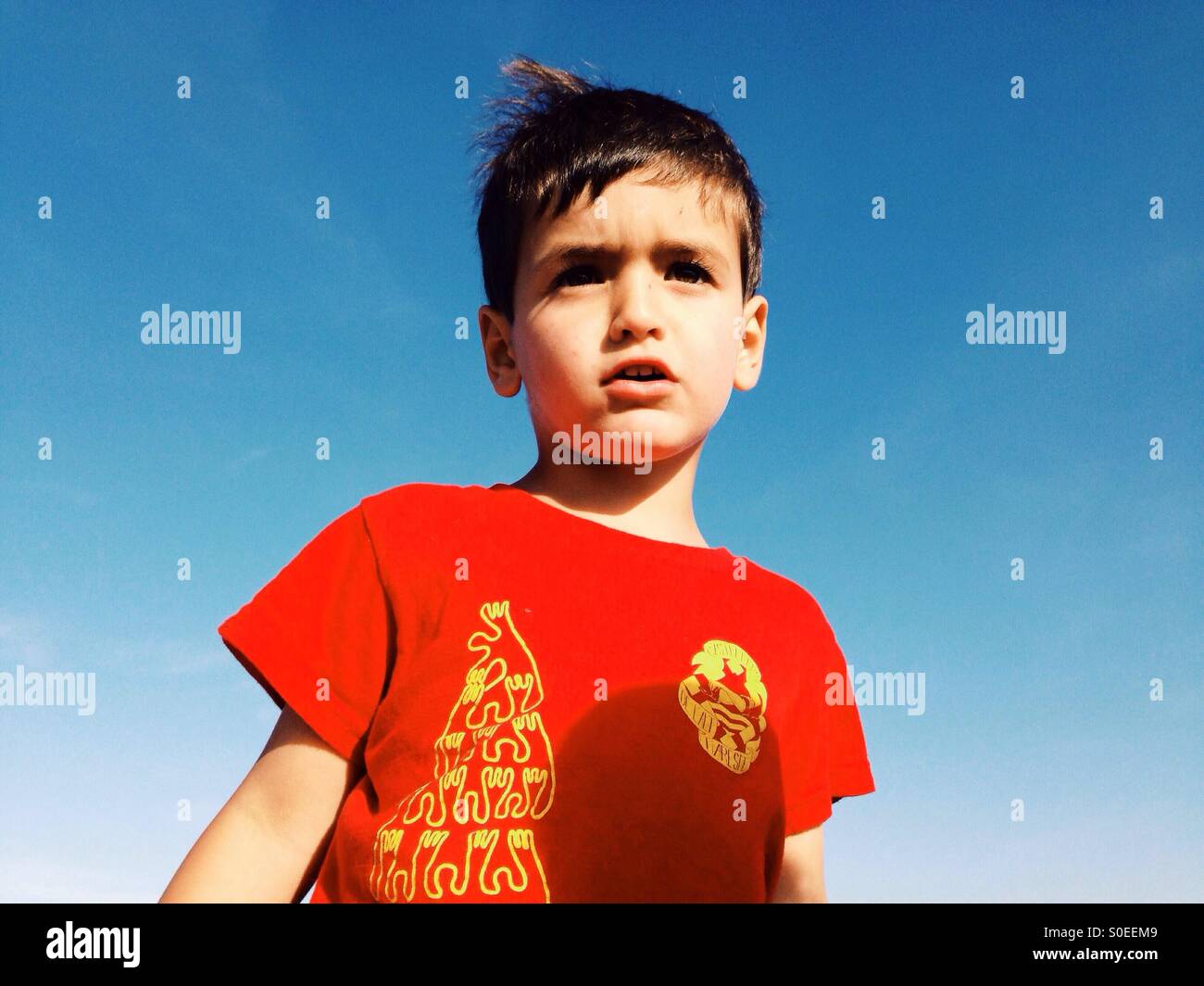 Boy in a t shirt hi-res stock photography and images - Alamy