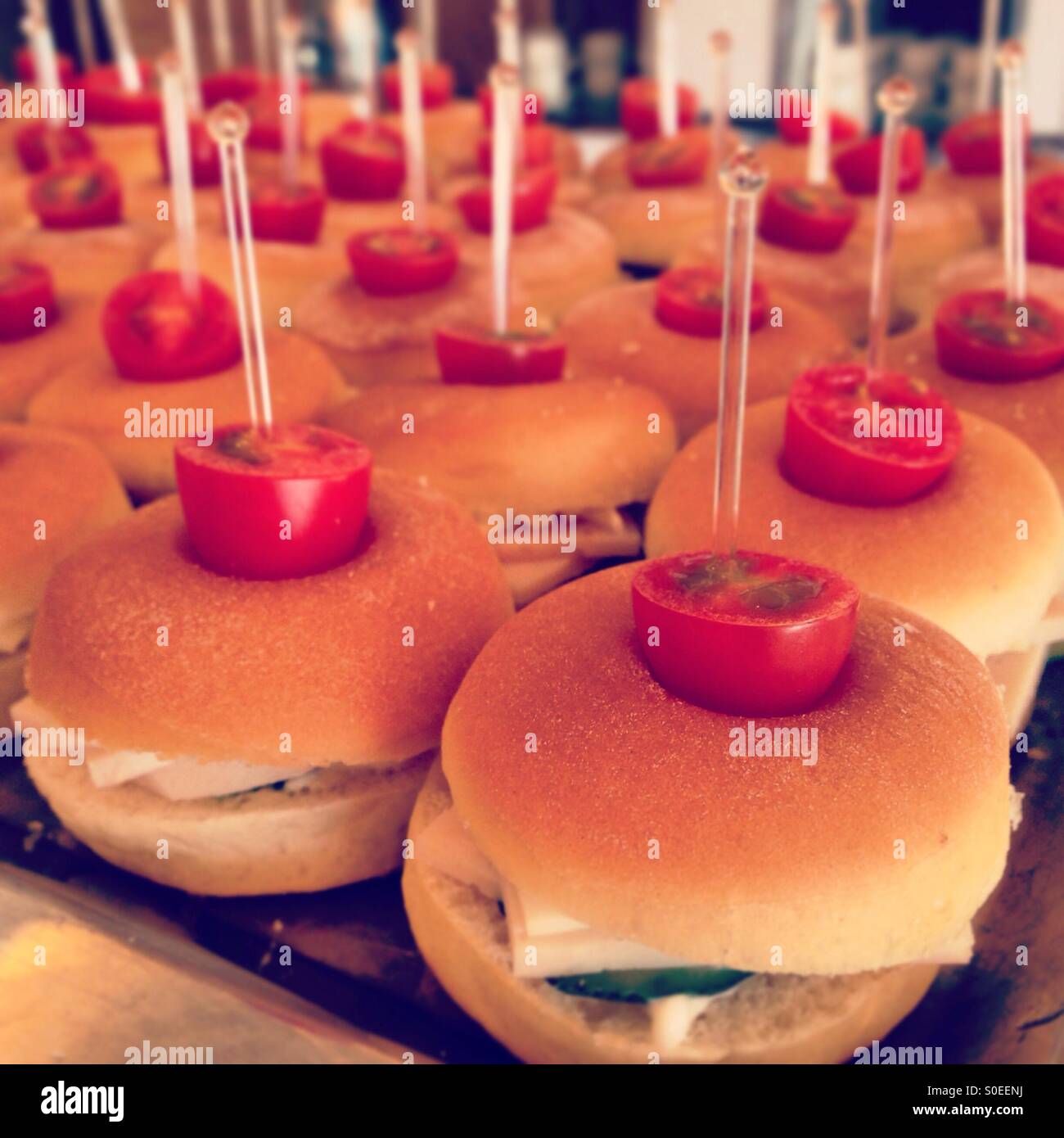 Mini burger hi-res stock photography and images - Alamy