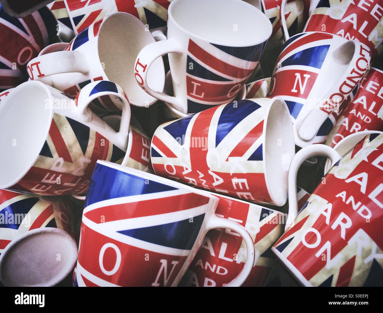 Union Jack Mugs Stock Photo - Alamy