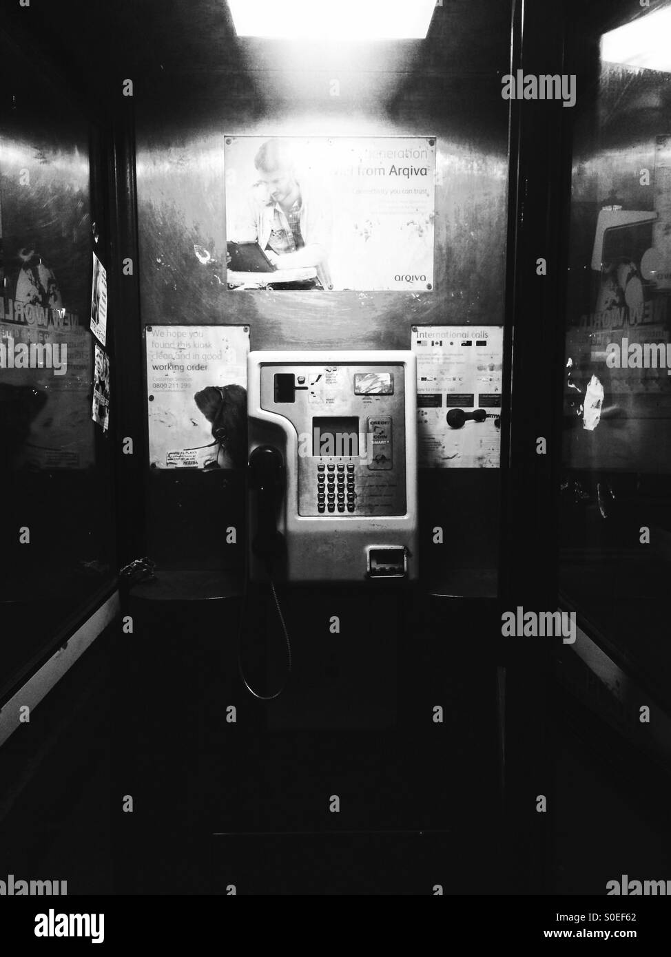 London. The telephone booth Stock Photo - Alamy