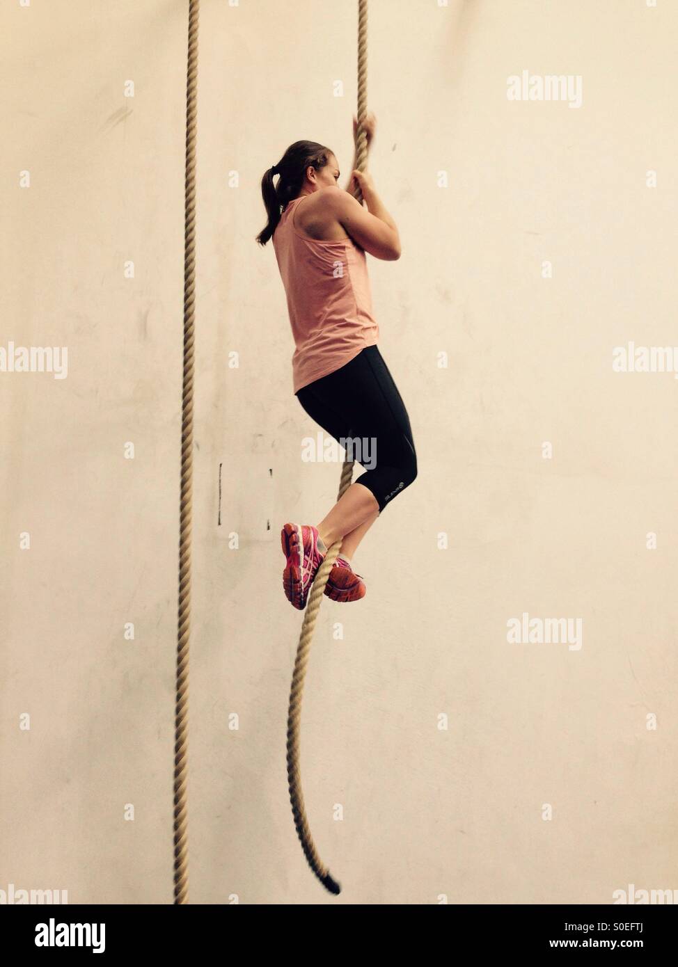 Rope Climb Stock Photos & Rope Climb Stock Images - Alamy
