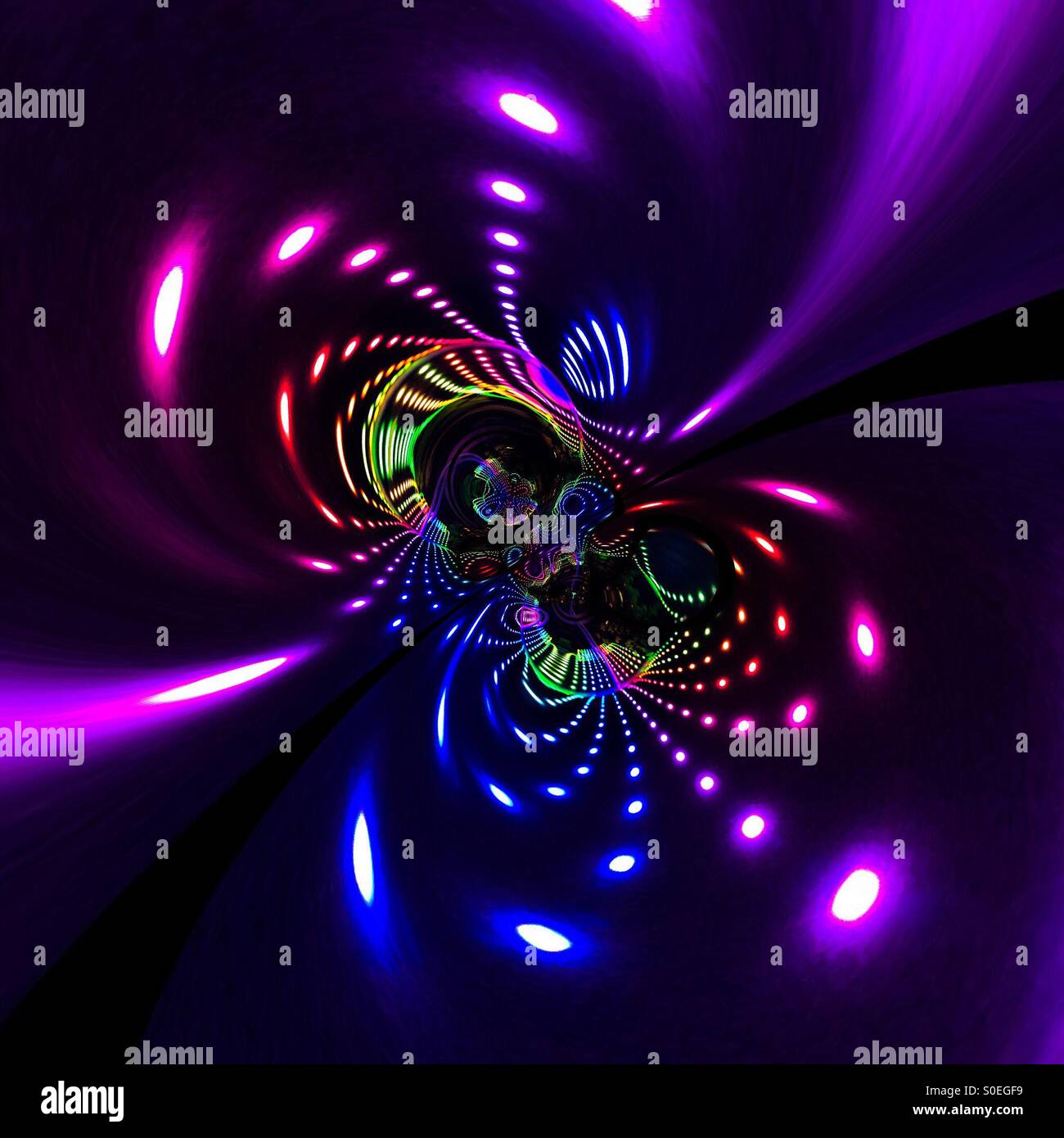 Lights II. A psychedelic arrangement of moving sources of illumination ...