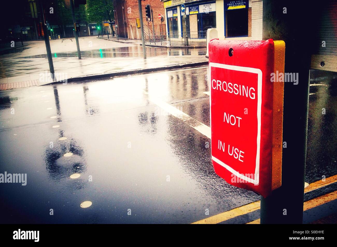 Crossing not in use Stock Photo - Alamy