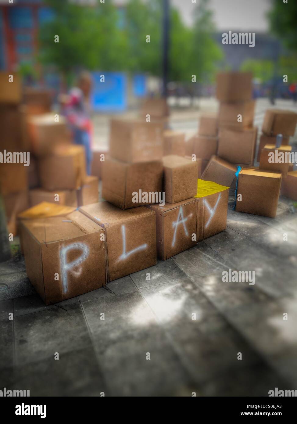 Play boxes hi-res stock photography and images - Alamy