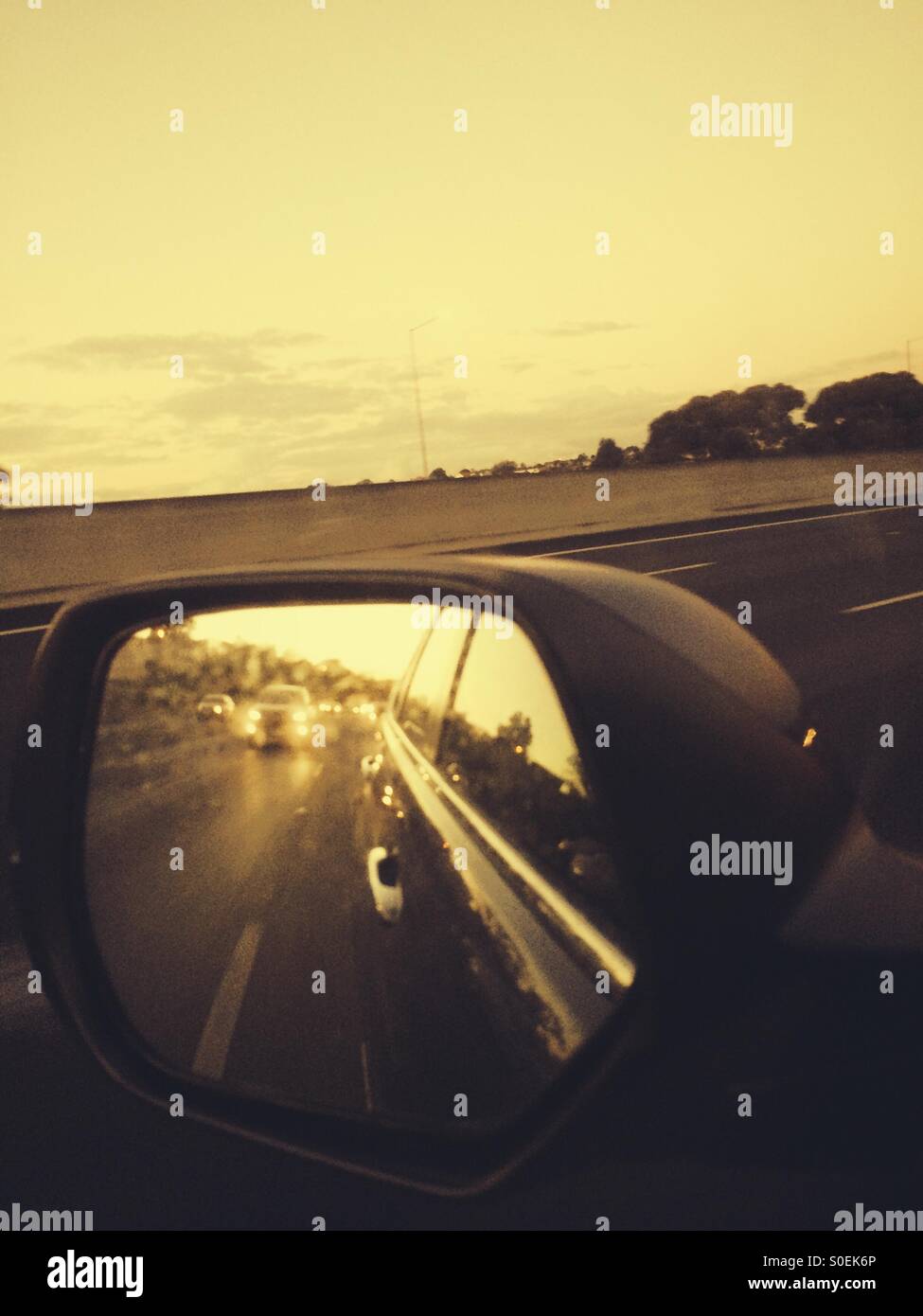Reflection side view mirror vintage car hi-res stock photography and ...