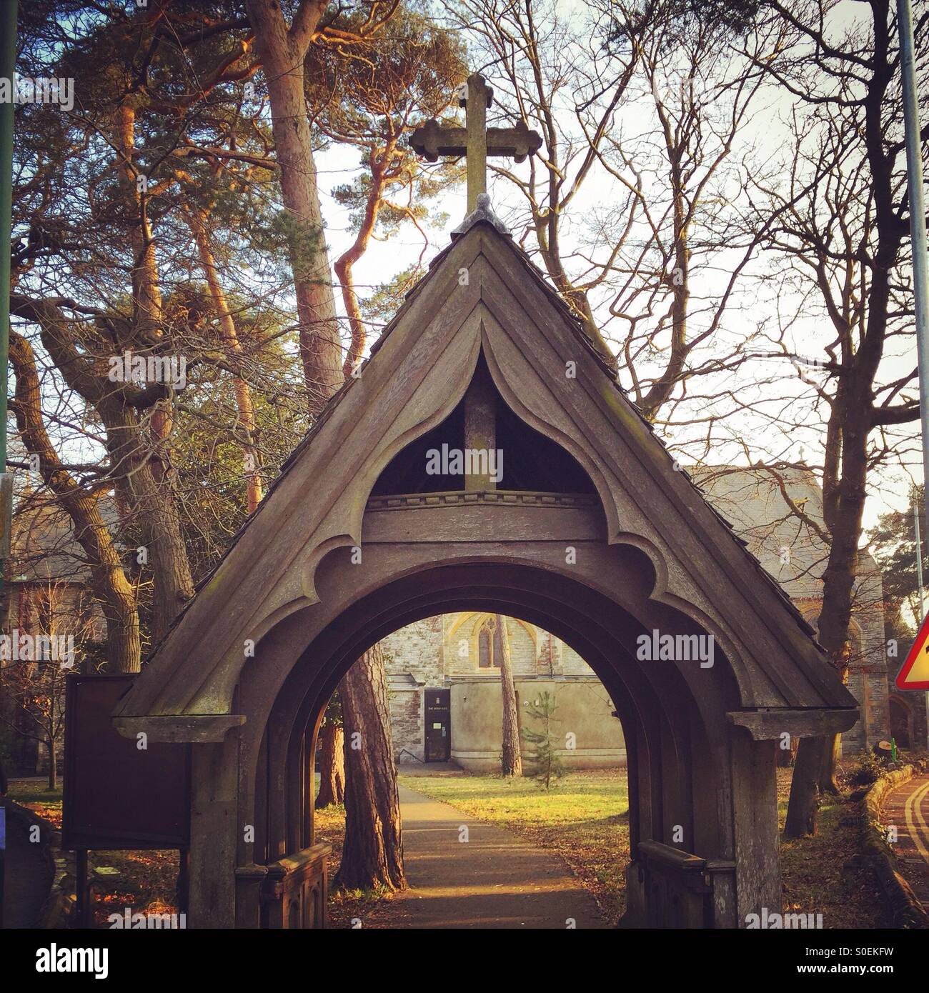 Wooden Arch Walkway High Resolution Stock Photography and Images - Alamy