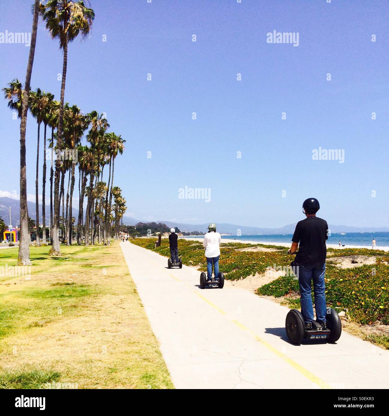 Segway tour beach hi-res stock photography and images - Alamy