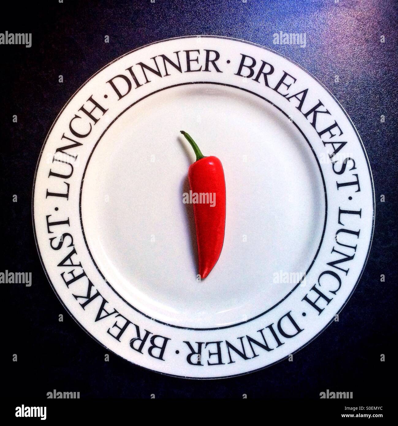 Single Red Chilli High Resolution Stock Photography and Images - Alamy