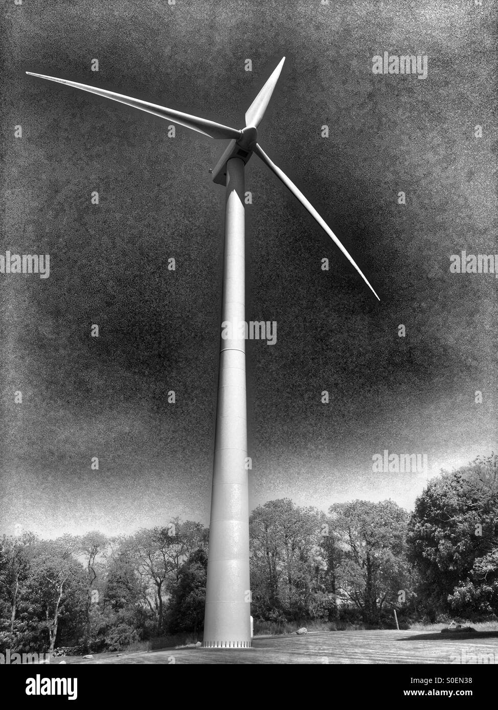 Monster Wind Turbine Stock Photo - Alamy