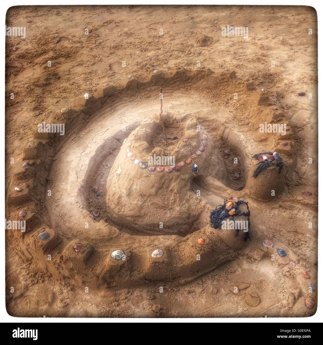 Shells Sandcastle High Resolution Stock Photography and Images - Alamy