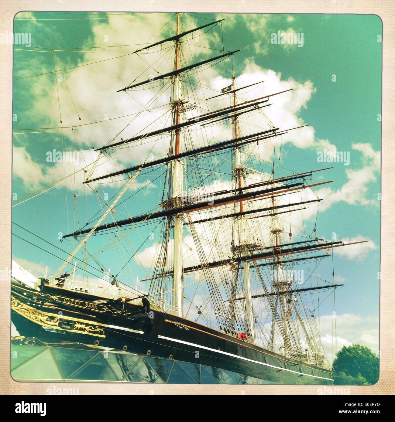 The Cutty Sark boat in Greenwich Stock Photo - Alamy