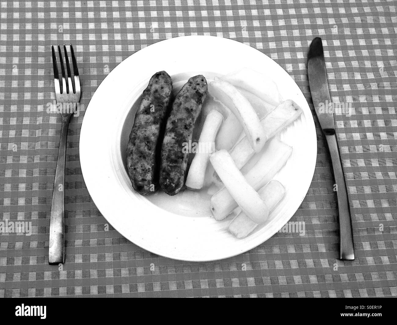 British meals Black and White Stock Photos & Images - Alamy