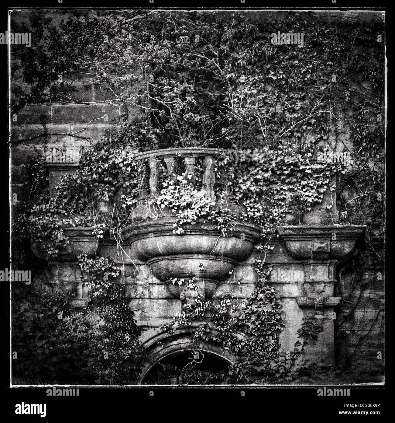 Old bedroom balcony Stock Photo - Alamy