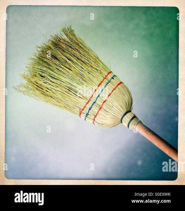Traditional broom hi-res stock photography and images - Alamy