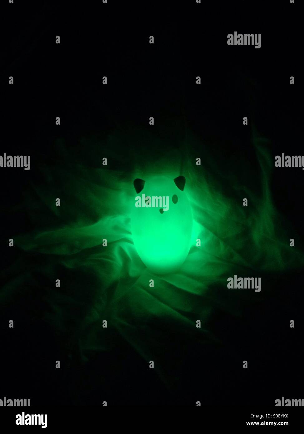 Green Glowing ghost Stock Photo - Alamy