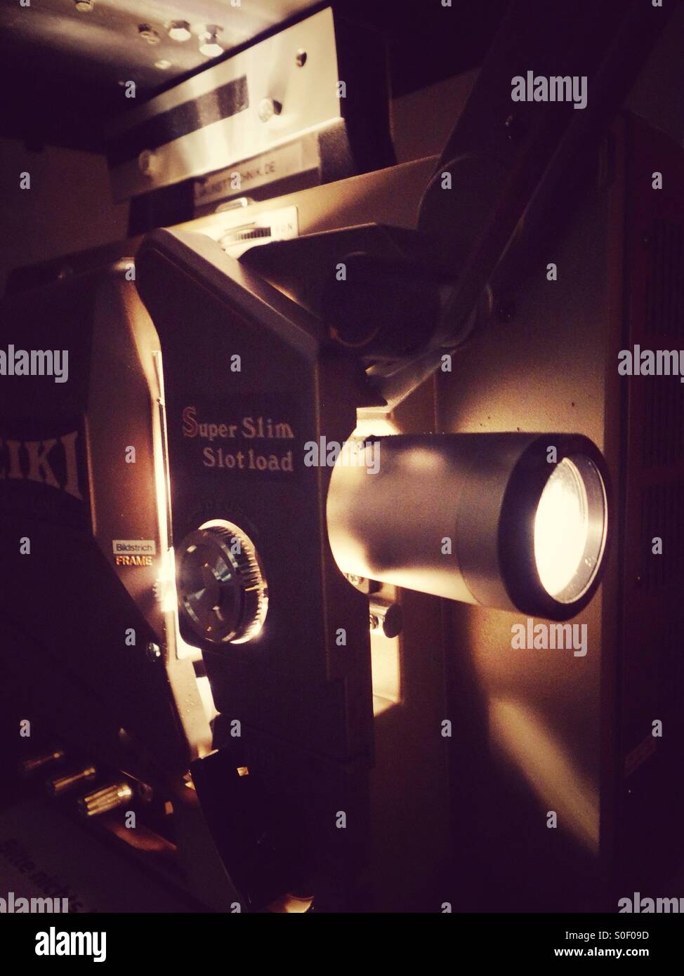 Old analogue film projector Stock Photo - Alamy