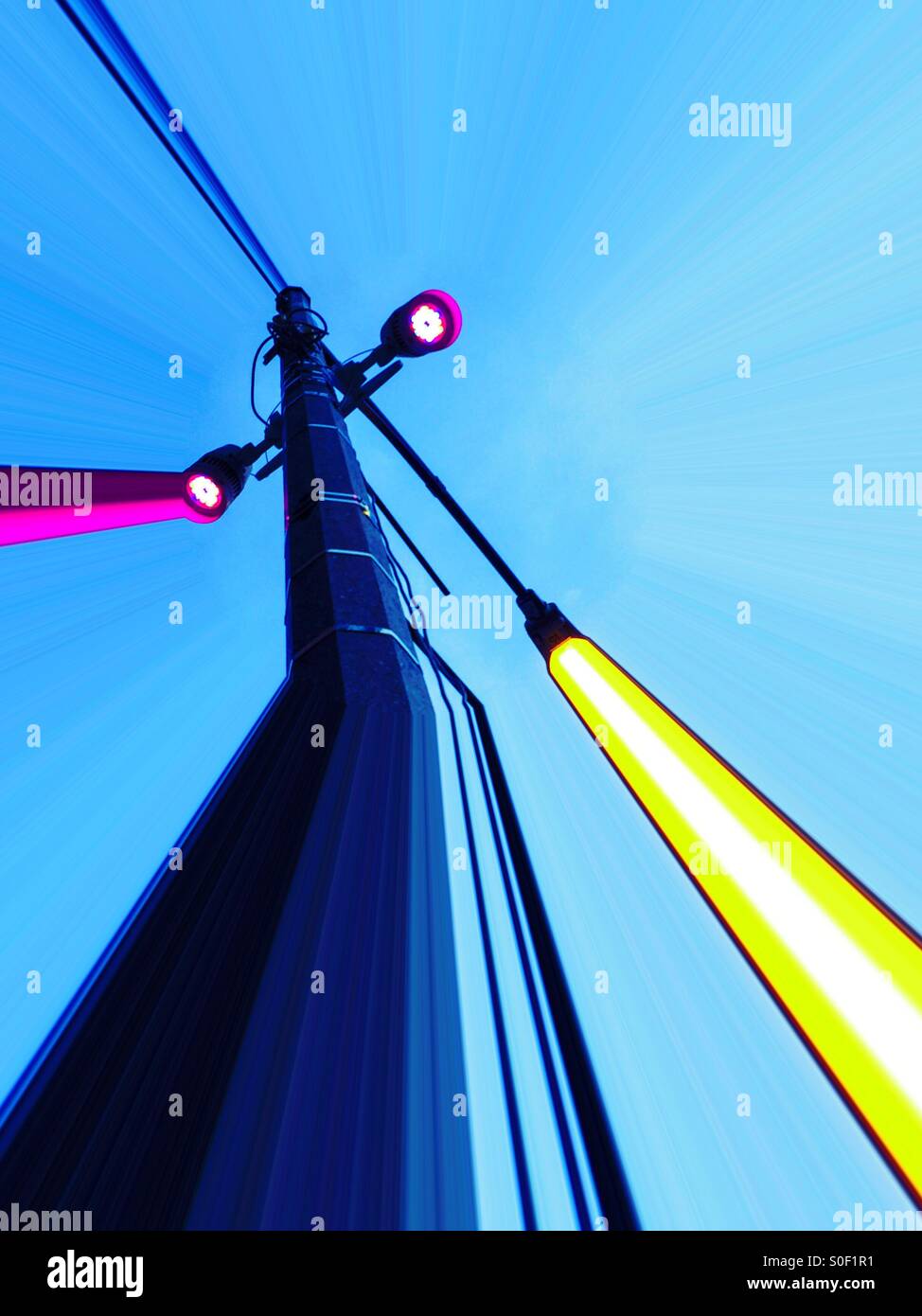 Diagonal lights hi-res stock photography and images - Alamy