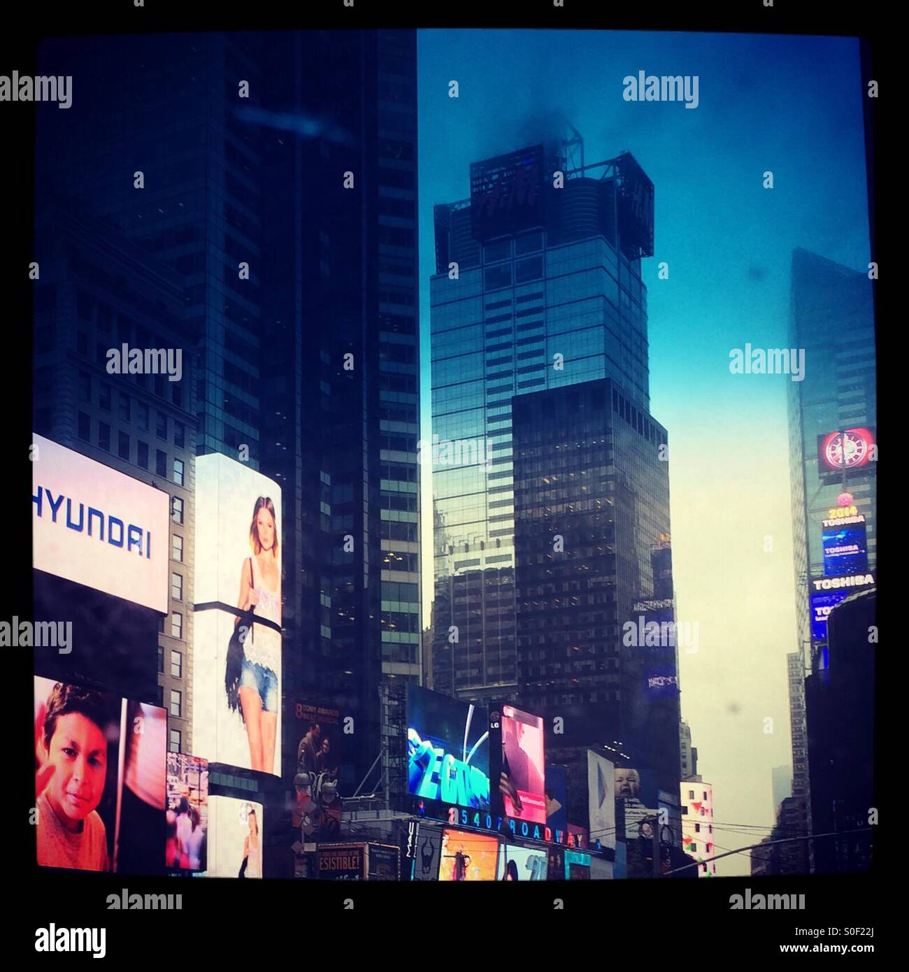 Times square neon hi-res stock photography and images - Alamy