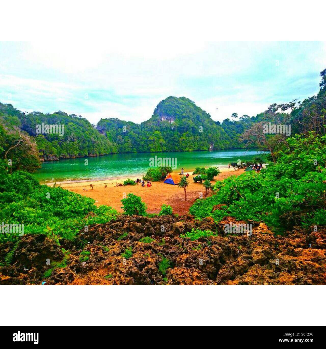Sempu island indonesia Stock Photo - Alamy