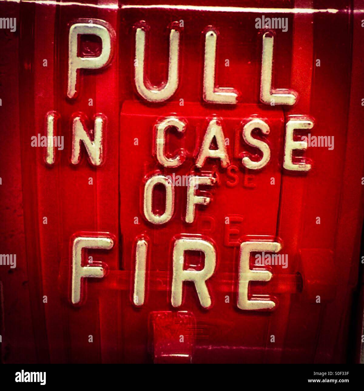 Old fashioned fire alarm hi-res stock photography and images - Alamy