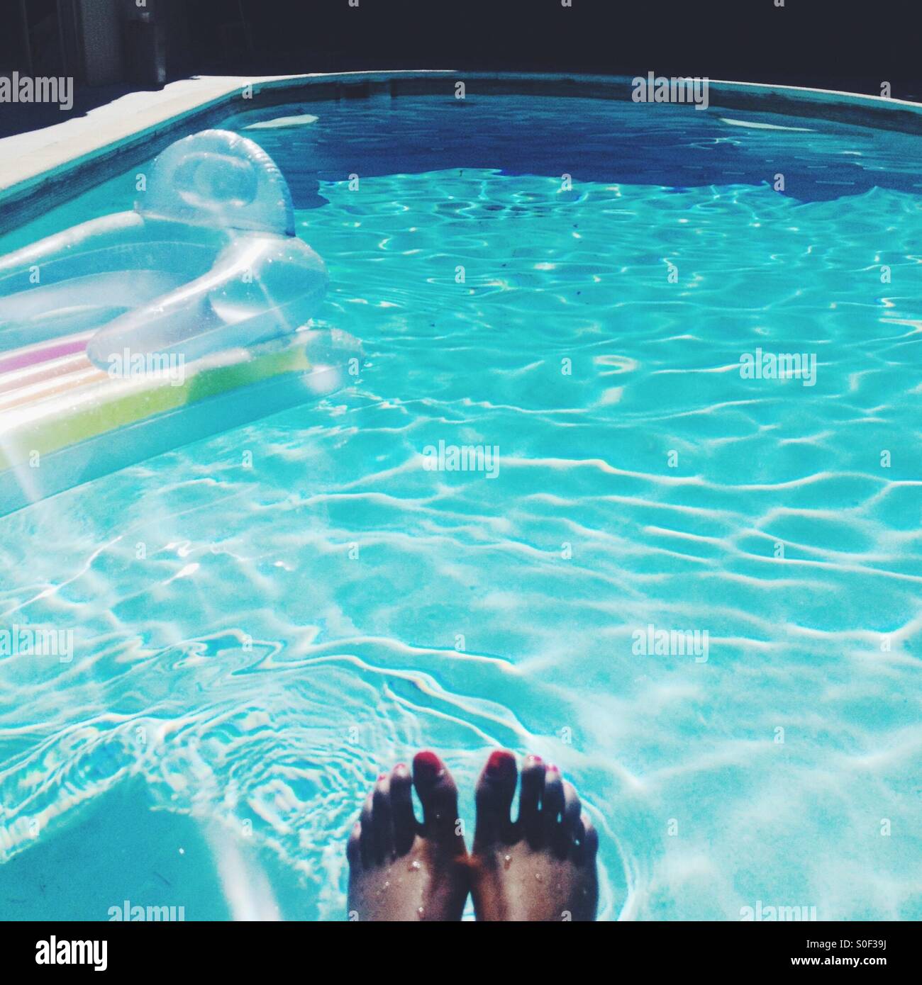 Toes in the pool hi-res stock photography and images - Alamy