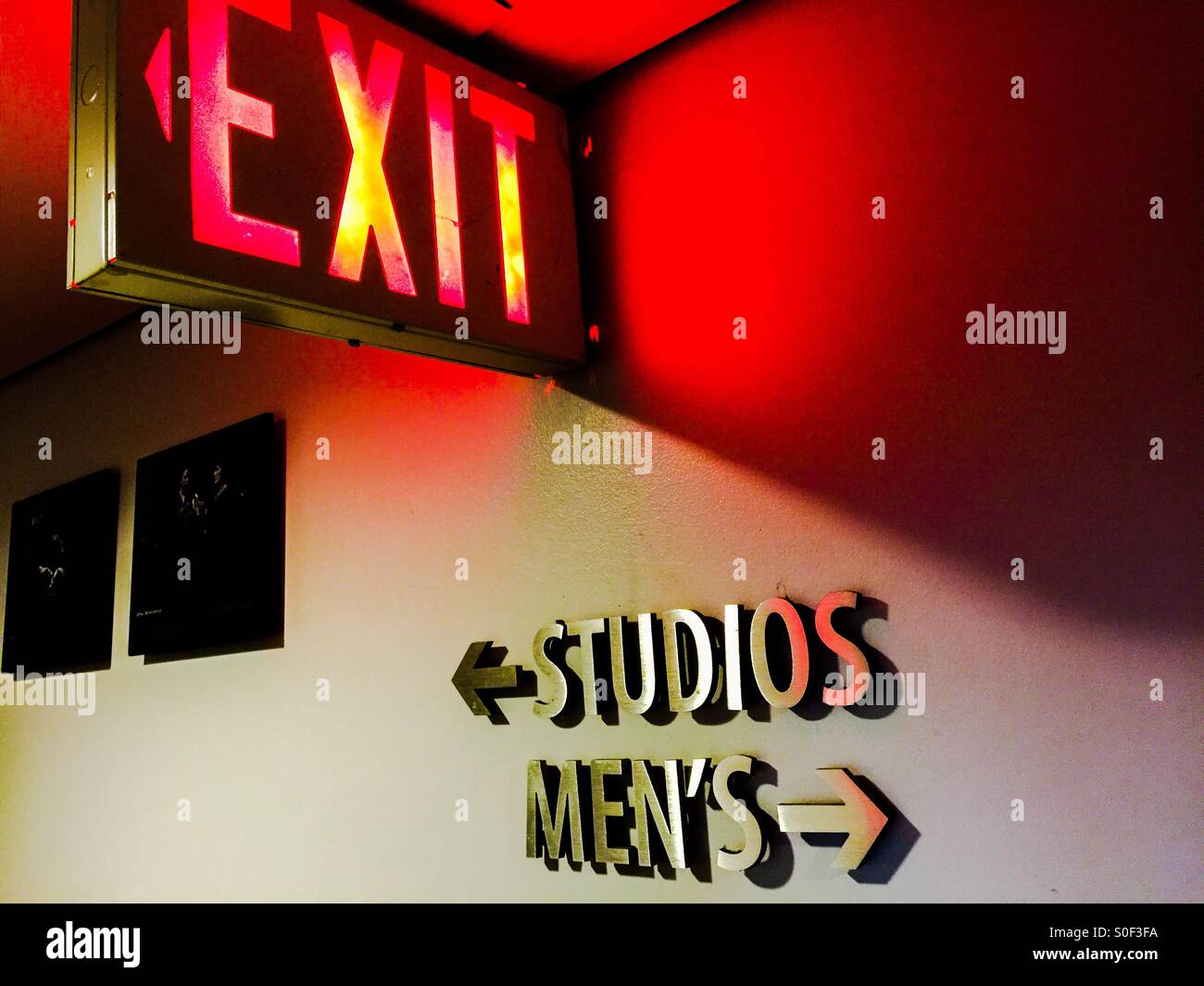 Theatre Exit Sign High Resolution Stock Photography and Images - Alamy
