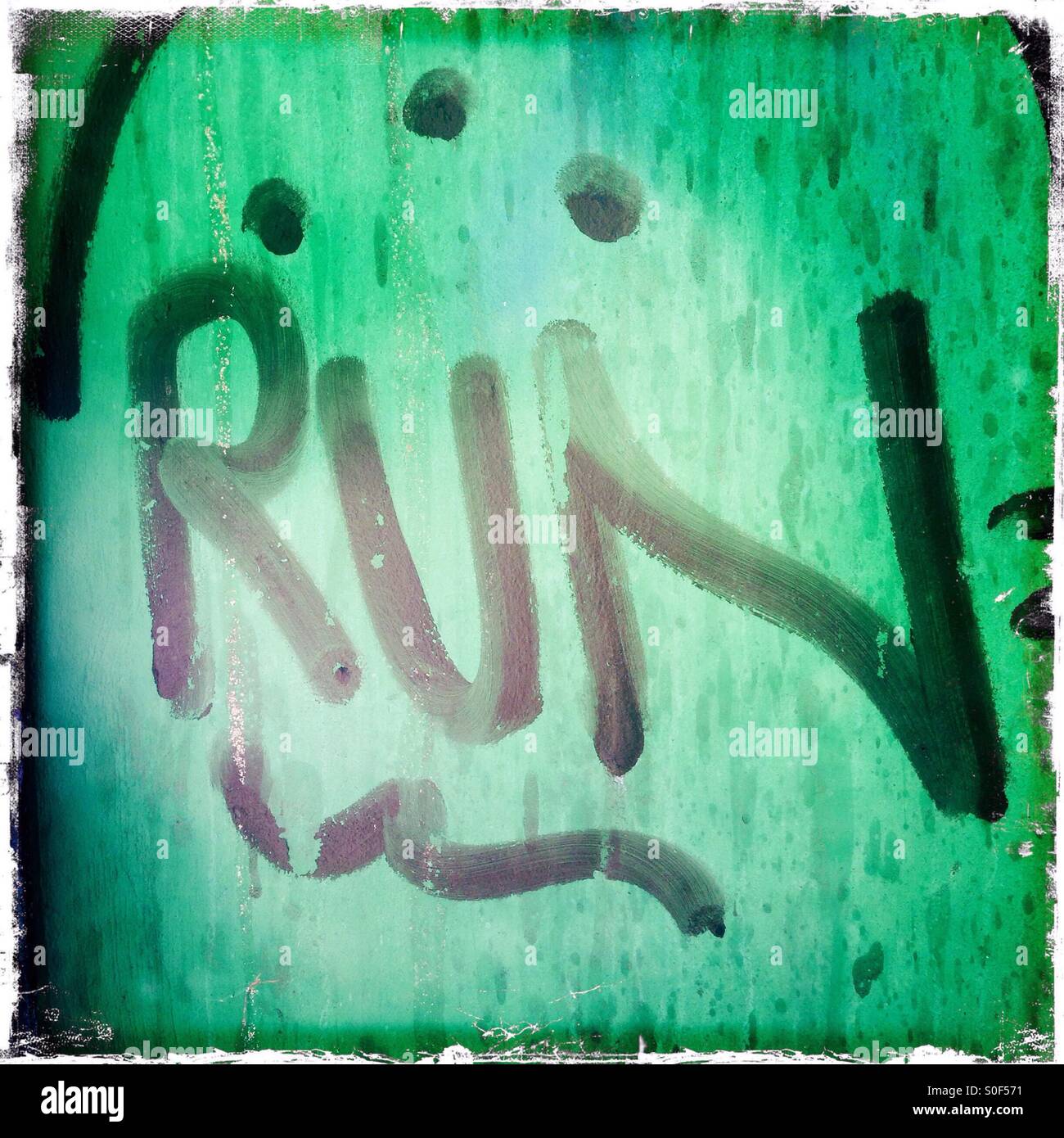 Graffiti run hi-res stock photography and images - Alamy
