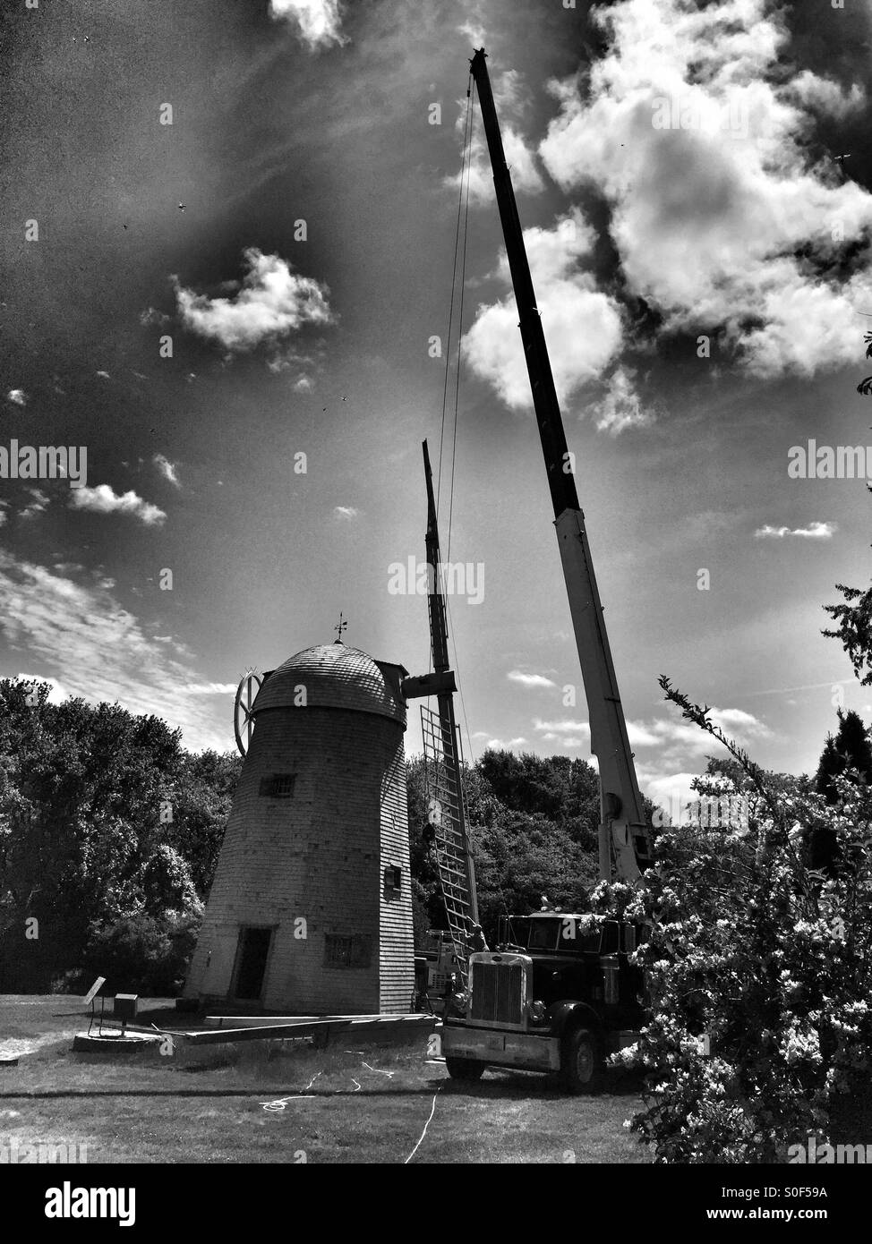 Antique wind mill hi-res stock photography and images - Alamy