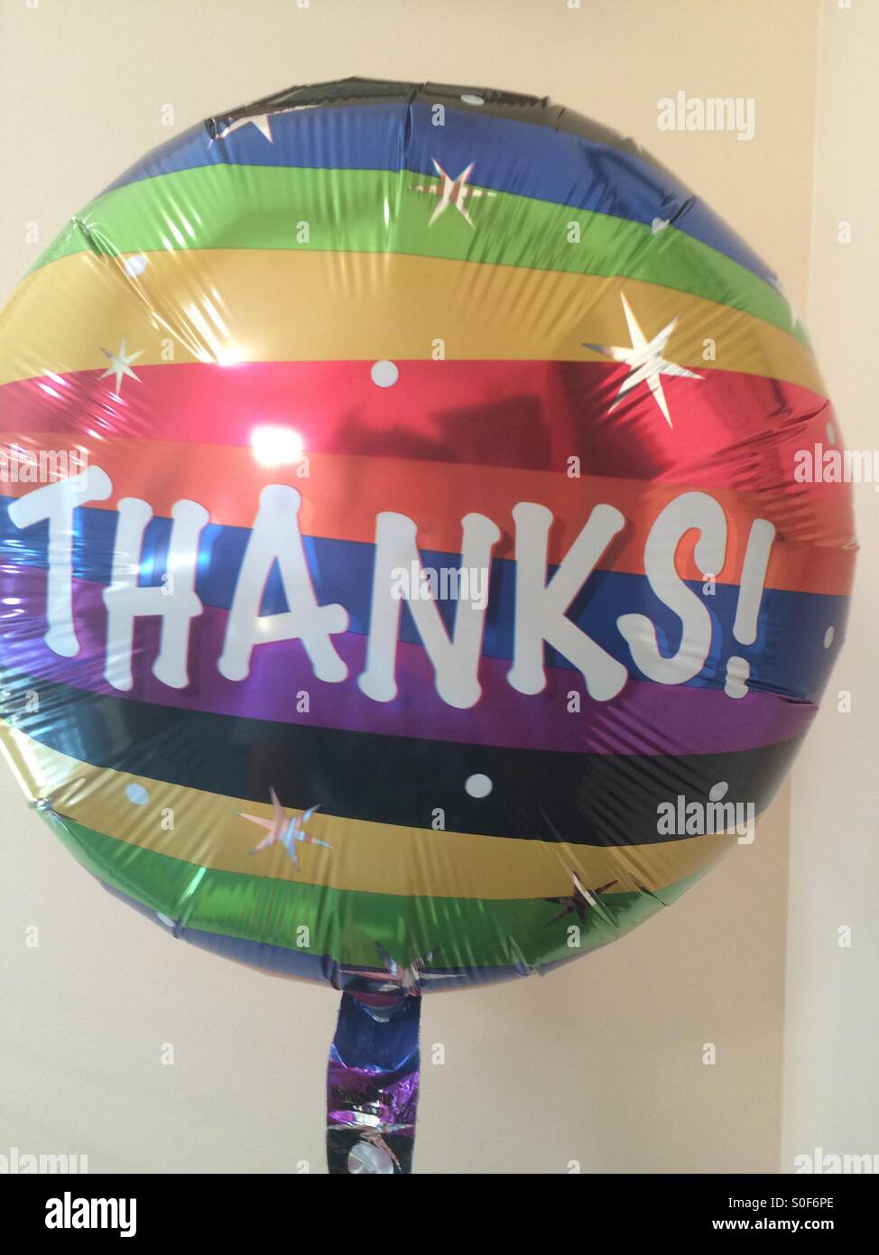 Thank you balloon Stock Photo - Alamy