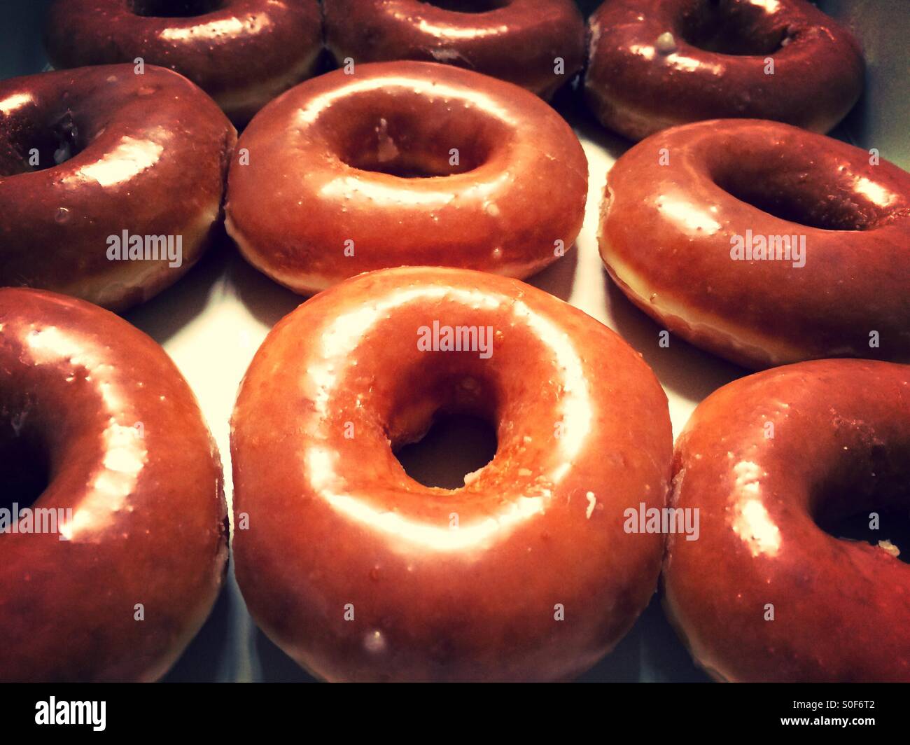 Krispy Kreme doughnuts Stock Photo - Alamy