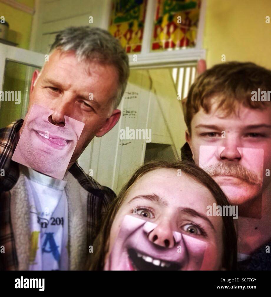 Family funny hi-res stock photography and images - Alamy