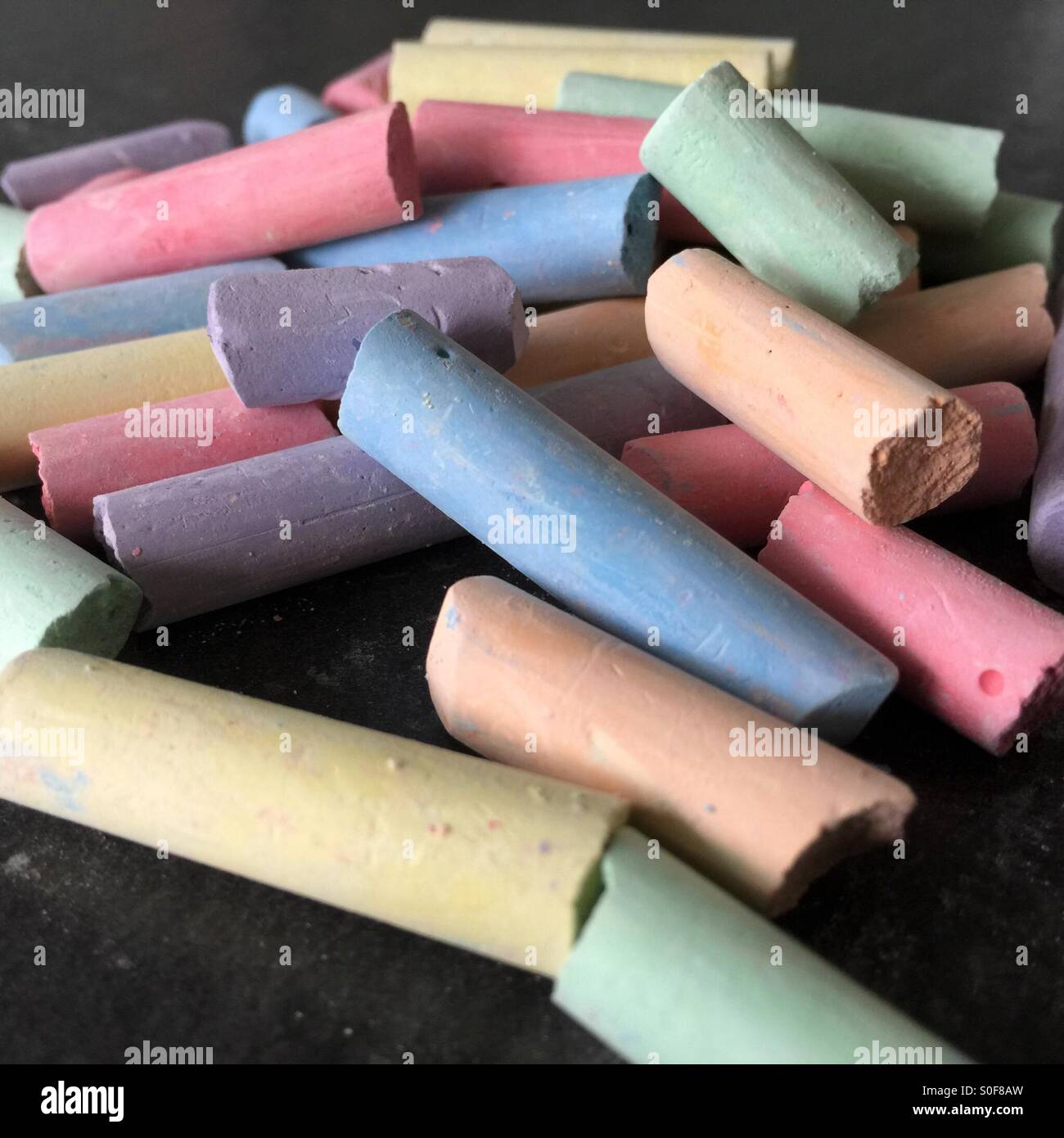 Broken chalk hi-res stock photography and images - Alamy