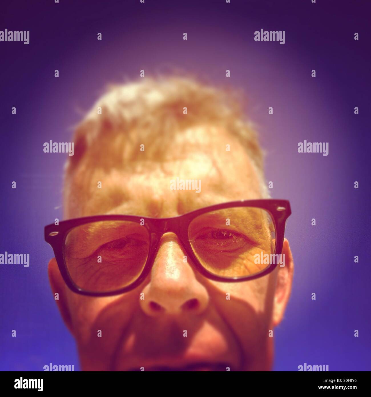 Man with specs hi-res stock photography and images - Alamy