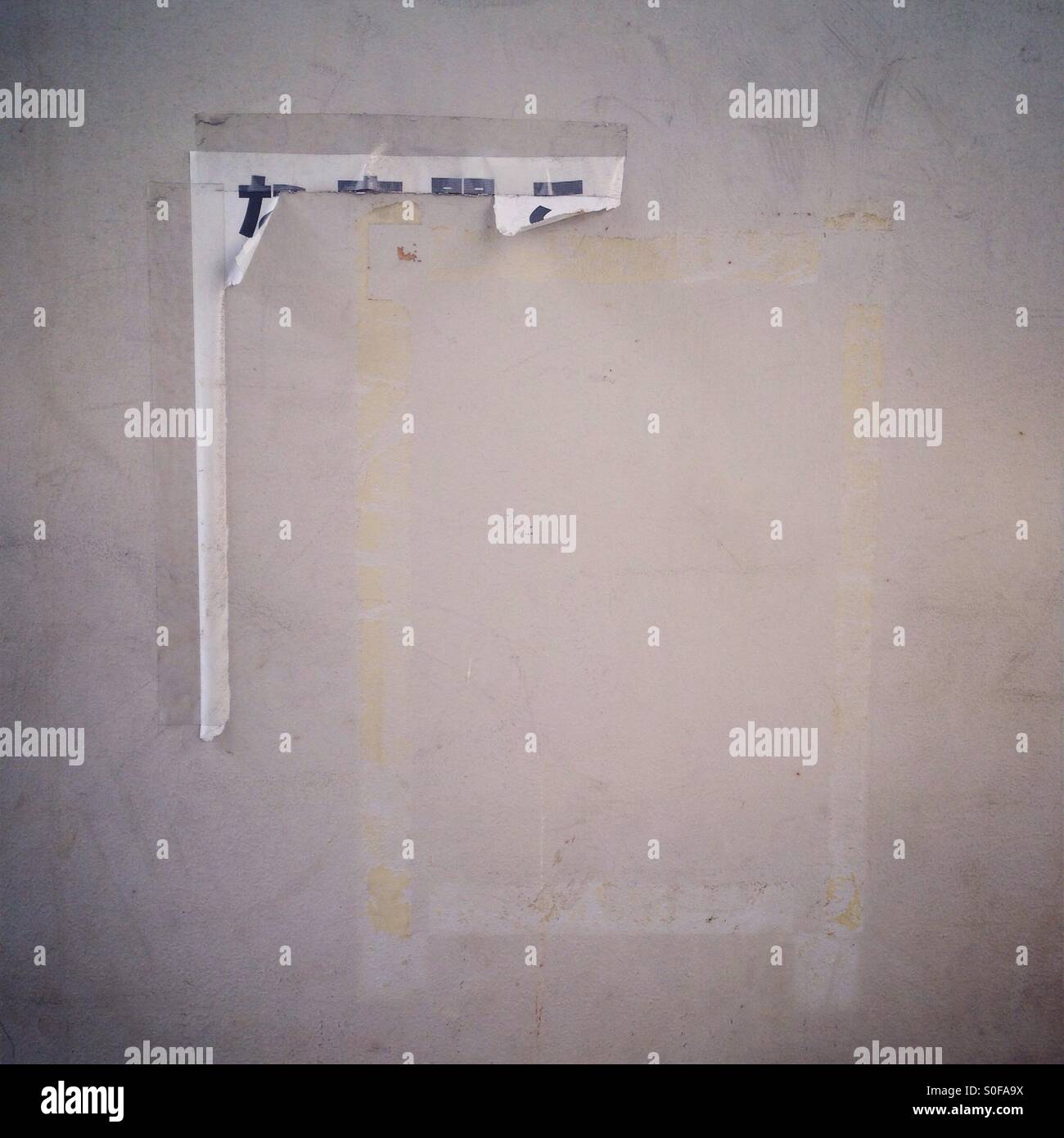 Ripped torn wall poster hi-res stock photography and images - Alamy