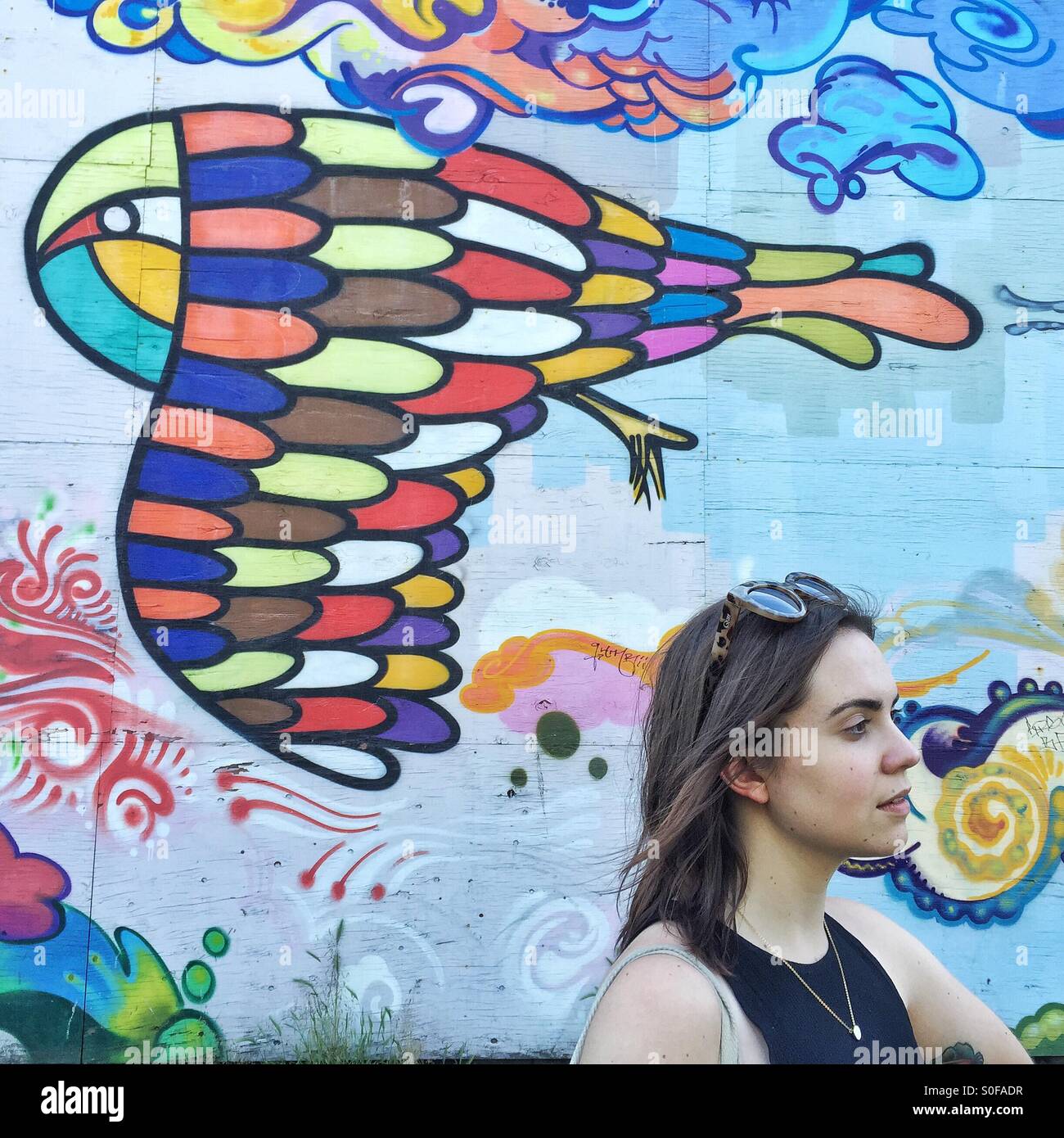 Graffiti profile hi-res stock photography and images - Alamy