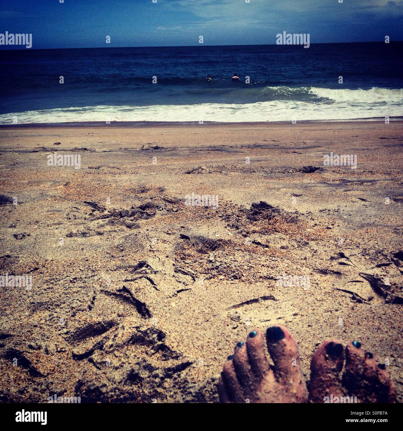 Painted toes hi-res stock photography and images - Alamy