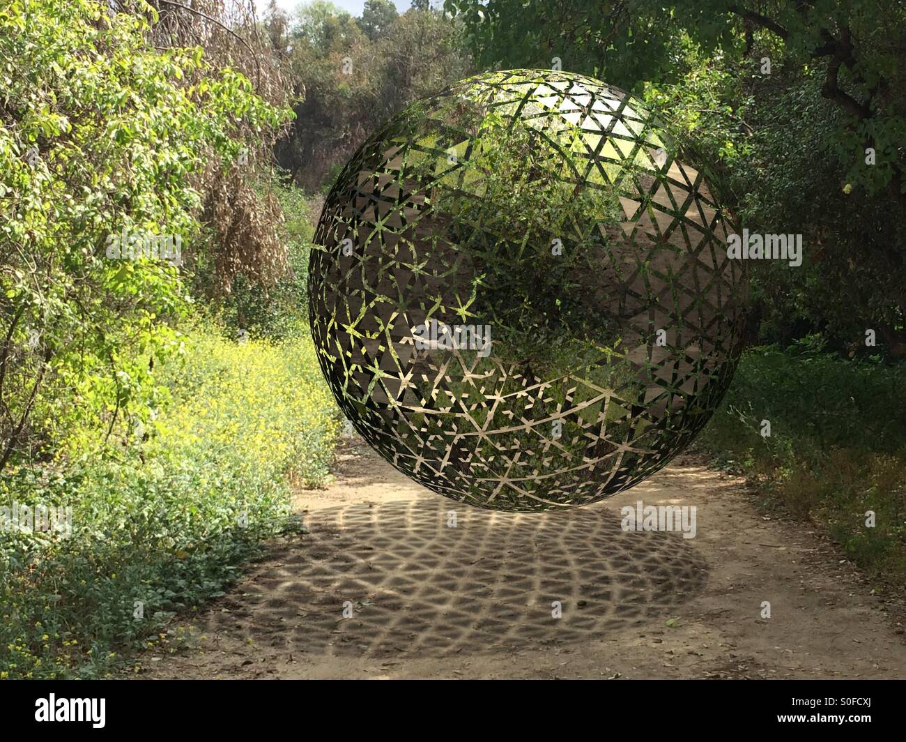 Orb on trail Stock Photo - Alamy