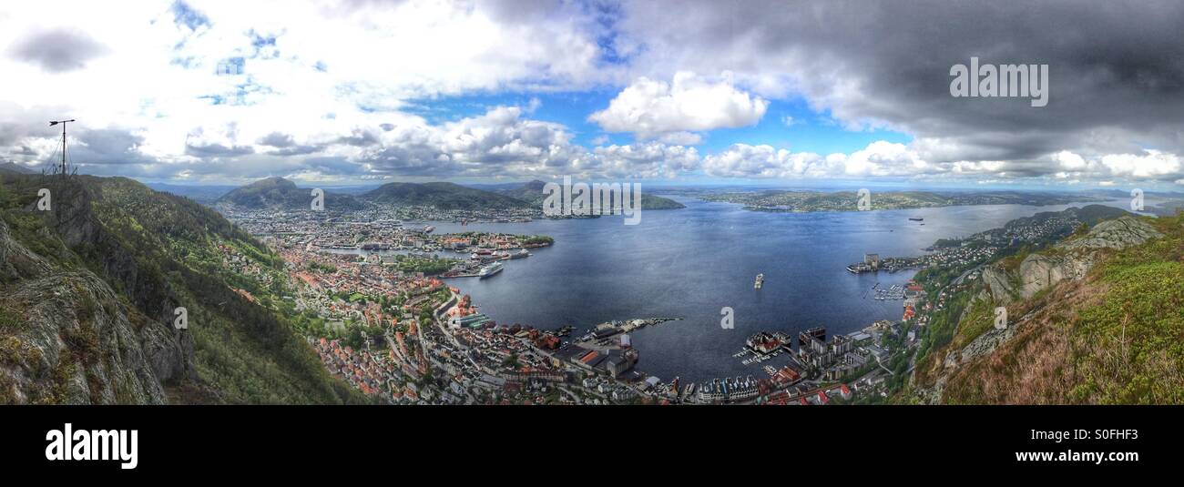 Bergen panorama hi-res stock photography and images - Alamy