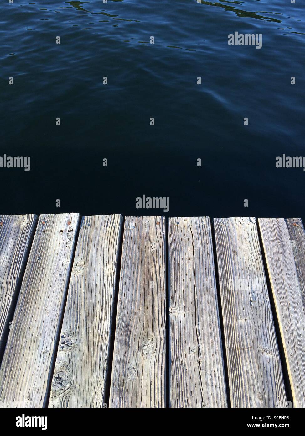 Weathered wood dock High Resolution Stock Photography and Images - Alamy