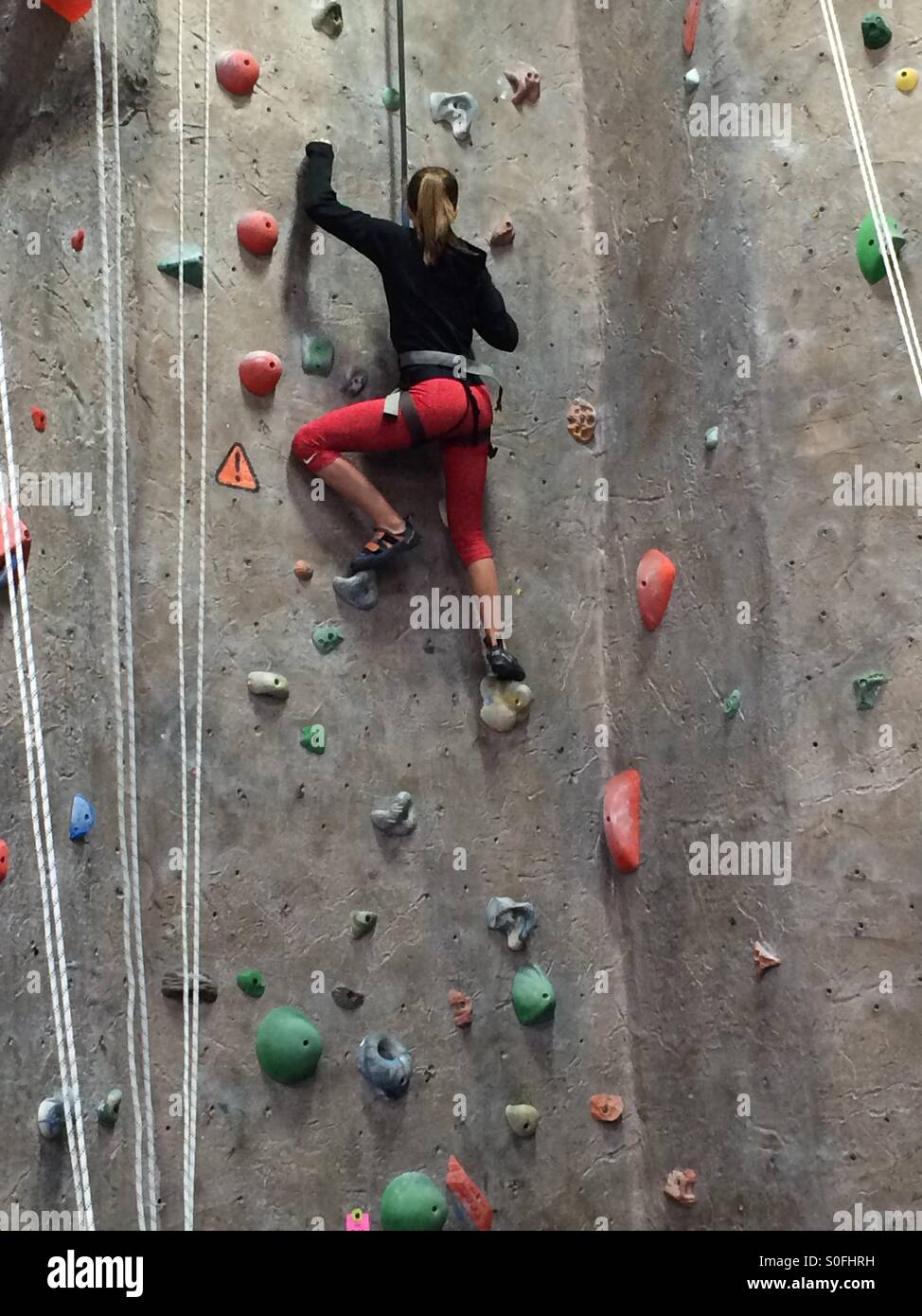 Indoor climbing rope hi-res stock photography and images - Alamy