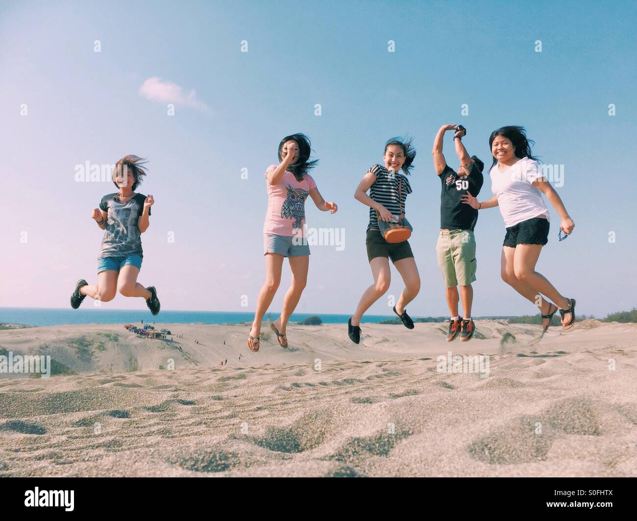 Three jump hi-res stock photography and images - Alamy