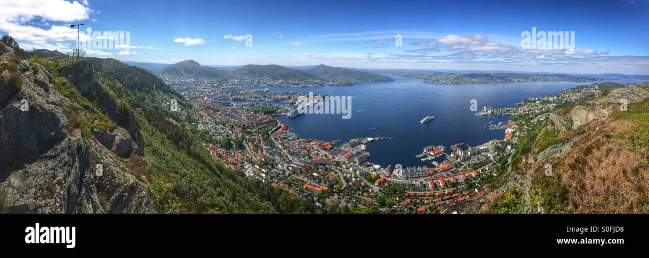 Bergen panorama hi-res stock photography and images - Alamy