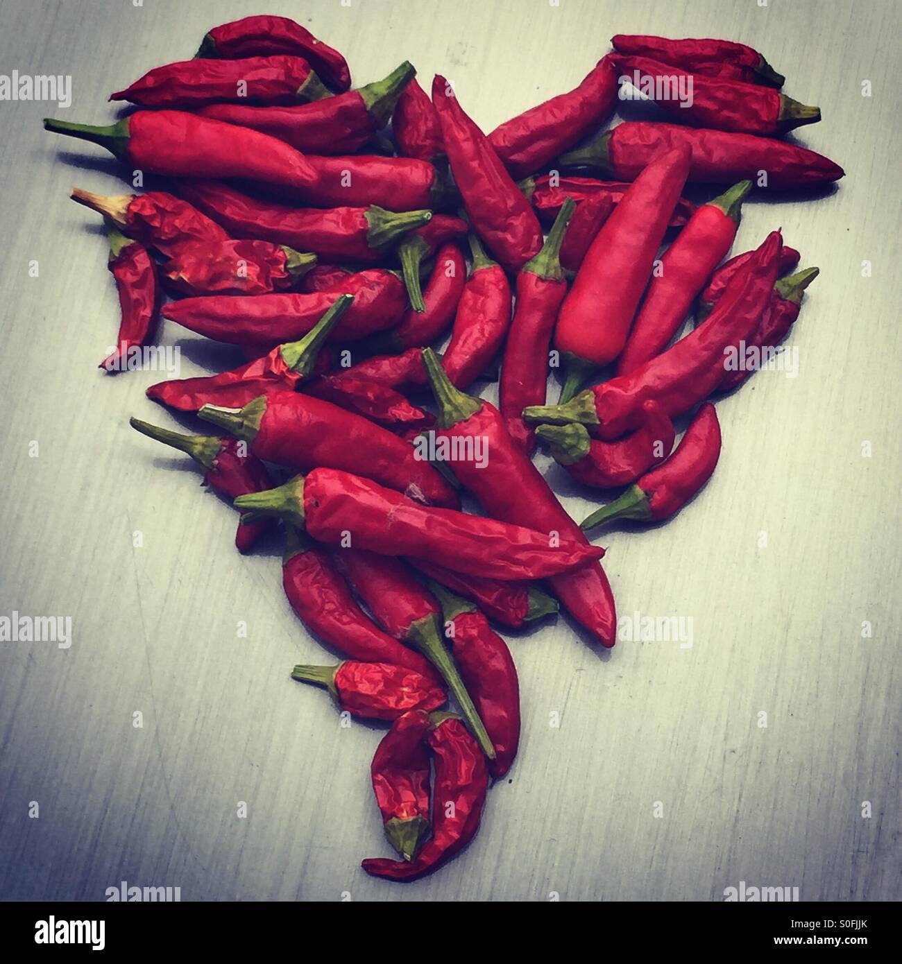 Heart of chillies hi-res stock photography and images - Alamy