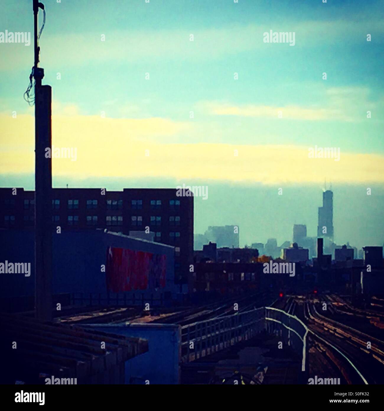 Chicago el tracks hi-res stock photography and images - Alamy